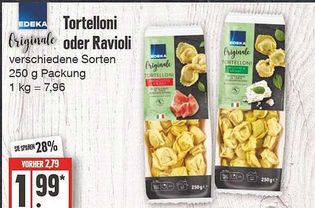 Tortelloni Oder Ravioli Edeka Originale Angebot bei EDEKA - 1Prospekte.de