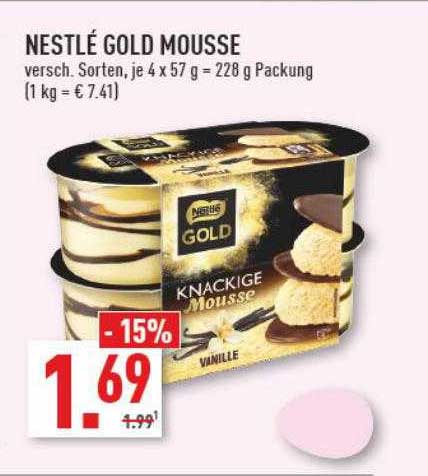Nestlé Gold Mousse Angebot bei Marktkauf
