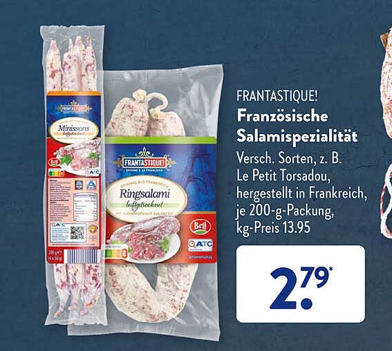 Frantastique! Französische Salamispezialität Angebot bei ALDI SÜD ...