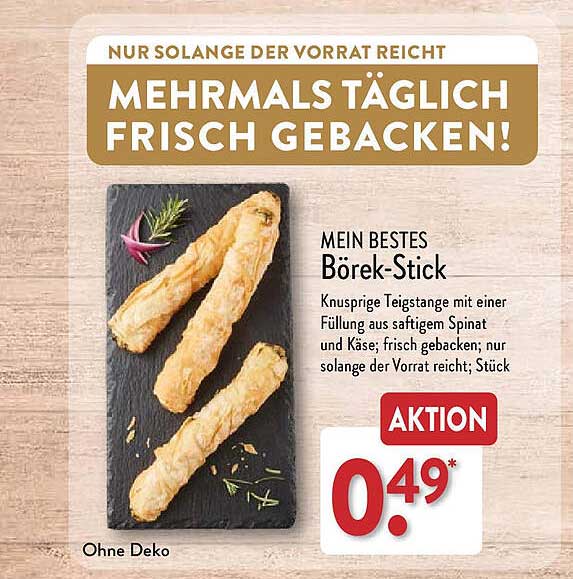 Mein Bestes Börek-stick Angebot bei ALDI Nord - 1Prospekte.de