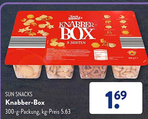Sun Snacks Knabber-box Angebot bei ALDI SÜD - 1Prospekte.de