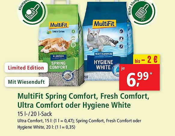 Multifit Carbon Extra Oder Carbon Comfort Angebot bei Fressnapf