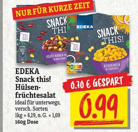 Edeka Snack This! Hülsen Früchtesalat Angebot bei NP Discount ...