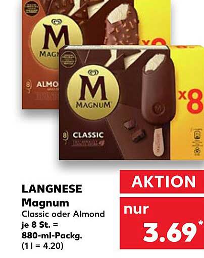 Langnese Magnum Angebot bei Kaufland - 1Prospekte.de