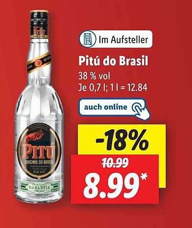 Pitú Do Brasil Angebot bei Lidl - 1Prospekte.de