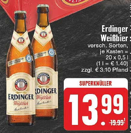Erdinger Angebot Edeka