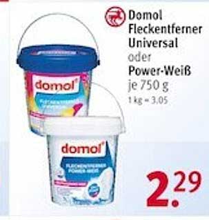 Domol Fleckentferner Universal Oder Power-weiß Angebot bei ROSSMANN ...
