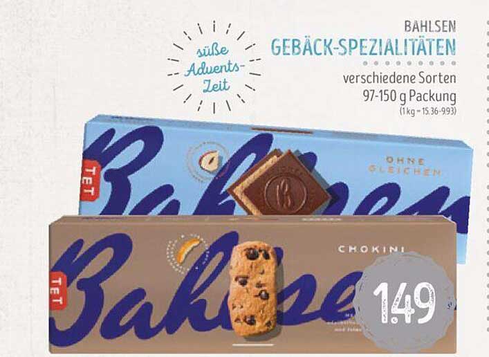 Bahlsen Gebäck-spezialitäten Angebot bei Edeka Struve - 1Prospekte.de