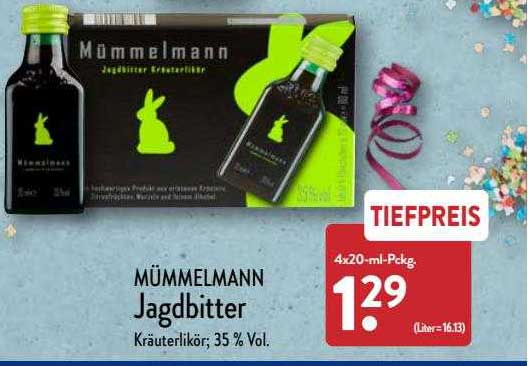 Mümmelmann Jagdbitter Angebot bei ALDI Nord - 1Prospekte.de