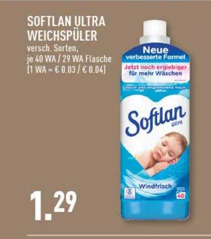 Softlan Ultra Weichspüler Angebot bei Marktkauf - 1Prospekte.de