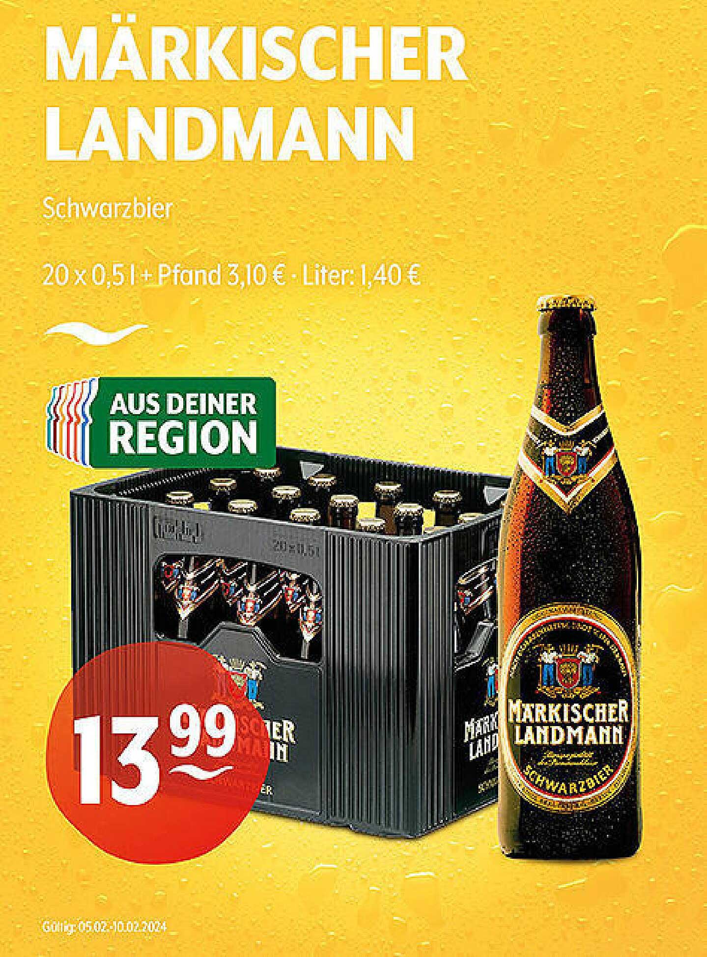 Märkischer Landmann Schwarzbier Angebot bei Dursty - 1Prospekte.de