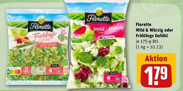 Florette Mild & Würzig Oder Frühlings Gefühl Angebot bei REWE Kaufpark ...