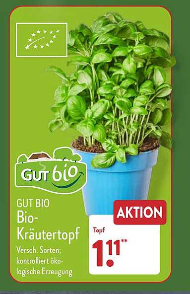 Gut Bio Bio-kräutertopf Angebot bei ALDI Nord - 1Prospekte.de