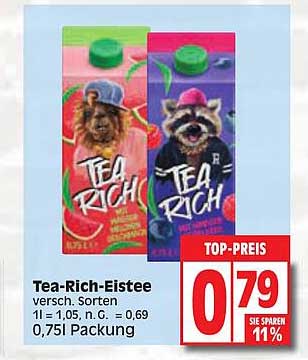 Tea-rich Eistee Angebot bei EDEKA - 1Prospekte.de