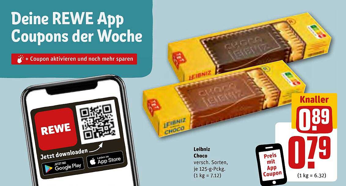 Leibniz Choco Angebot bei REWE - 1Prospekte.de