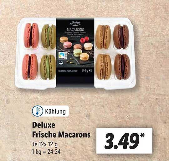 Deluxe Frische Macarons Angebot bei Lidl - 1Prospekte.de