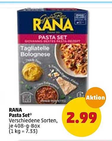 Rana Pasta Set Angebot bei Penny
