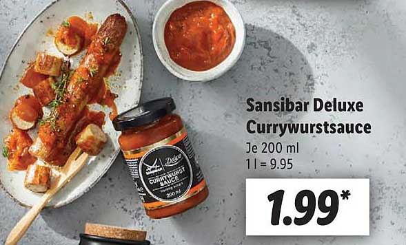 Sensibar Deluxe Currywurstsauce Angebot bei Lidl - 1Prospekte.de