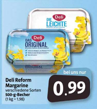 Deli Reform Margarine Angebot bei Markant - 1Prospekte.de