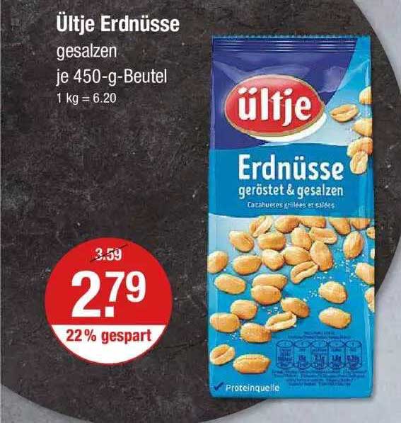 ültje Erdnüsse Angebot bei V-Markt - 1Prospekte.de