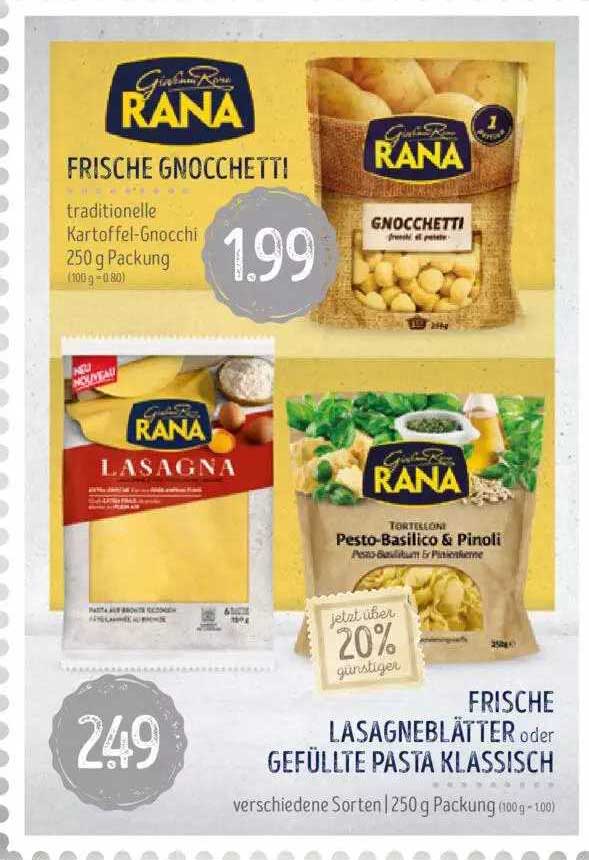 Frische Lasagneblätter Oder Gefüllte Pasta Klassisch Angebot bei Edeka ...