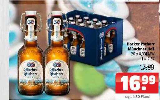 Hacker Pschorr Münchner Hell Angebot bei Getrankehaus