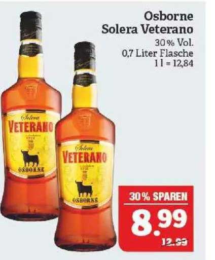 Osborne Solera Veterano Angebot bei Marktkauf - 1Prospekte.de