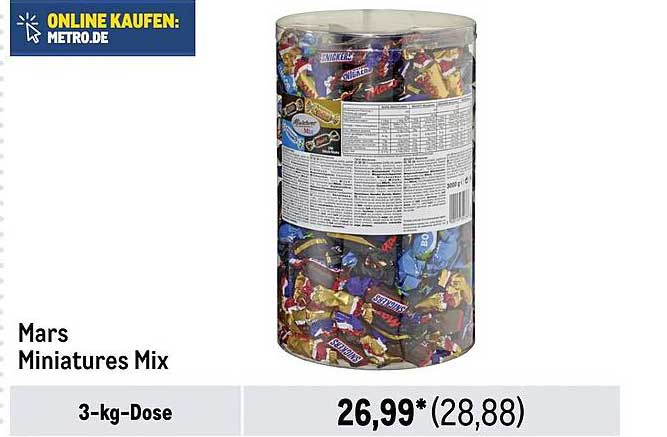 Mars Miniatures Mix Angebot bei METRO - 1Prospekte.de