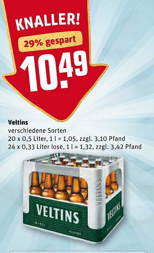 Elegantes Veltins Angebot Rewe Ebenbild