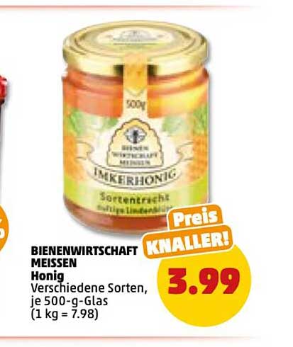 Bienenwirtschaft Meissen Honig Angebot bei Penny - 1Prospekte.de