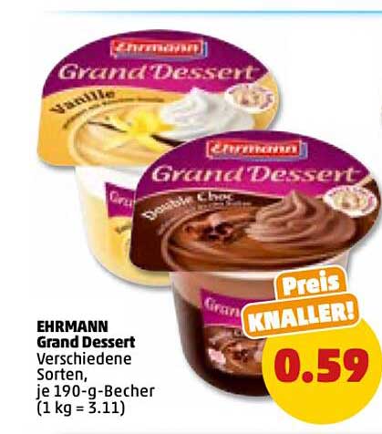Ehrmann Grand Dessert Angebot bei Penny - 1Prospekte.de