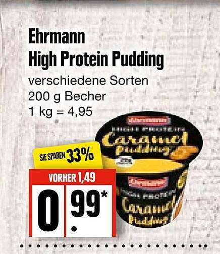 Ehrmann High Protein Pudding Angebot bei EDEKA - 1Prospekte.de