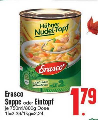 Erasco Suppe Oder Eintopf Angebot bei EDEKA - 1Prospekte.de