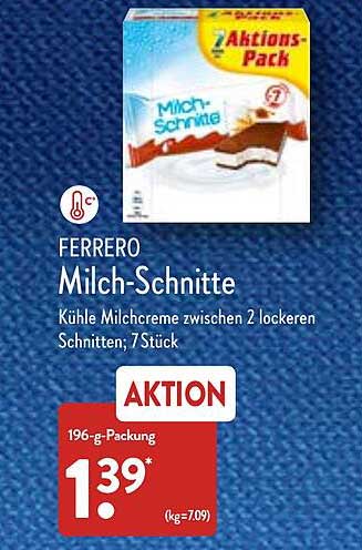 Ferrero Milch-schnitte Angebot bei ALDI Nord - 1Prospekte.de