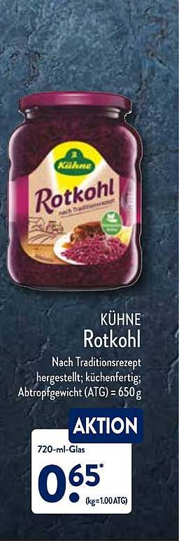 Kühne Rotkohl Angebot bei ALDI Nord - 1Prospekte.de