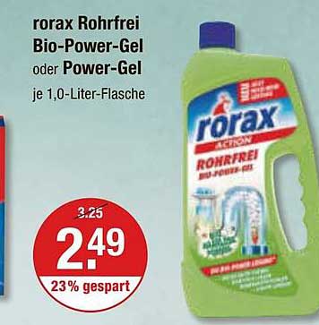 Rorax Rohrreiniger Angebot bei ROSSMANN