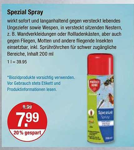 Spezial Spray Angebot bei V-Markt - 1Prospekte.de