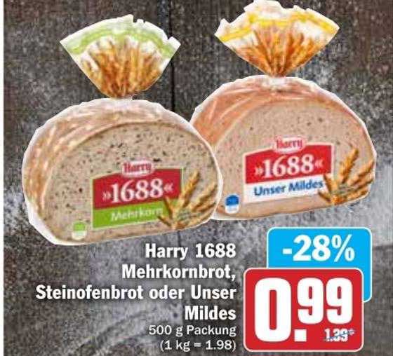 Harry 1688 Mehrkornbrot, Steinofenbrot Oder Unser Mildes Angebot bei ...