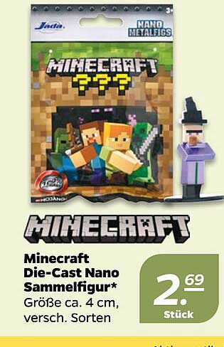Minecraft Die-cast Nano Sammelfigur Angebot bei Netto - 1Prospekte.de