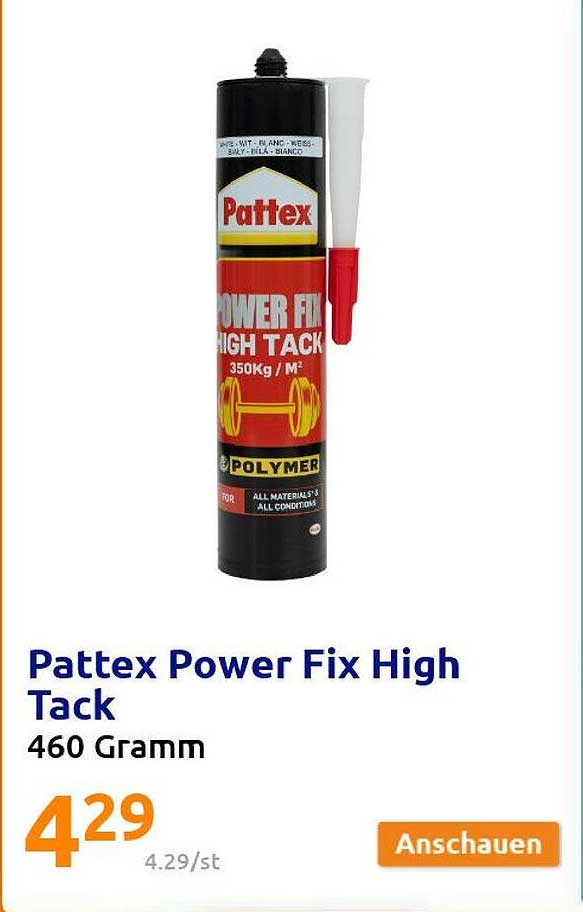 Pattex Power Fix High Tack Angebot bei Action - 1Prospekte.de