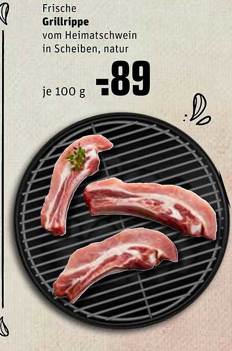 Grillrippe Angebot bei REWE - 1Prospekte.de