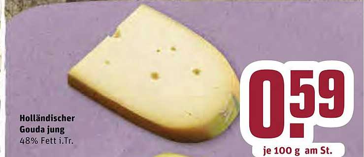Holländischer Gouda Jung Angebot bei REWE - 1Prospekte.de