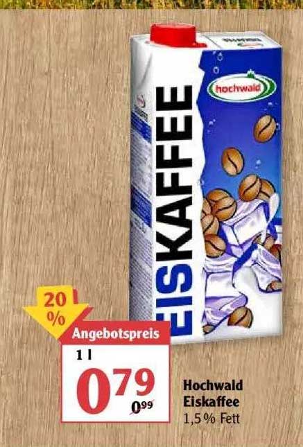 Hochwald Eiskaffee Angebot bei Globus - 1Prospekte.de