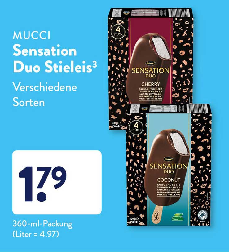 Mucci Sensation Duo Angebot bei ALDI sud