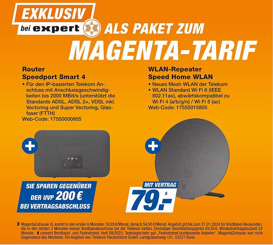 Router Speedport Smart 4, Wlan-repeater Speed Home Wlan Angebot bei ...