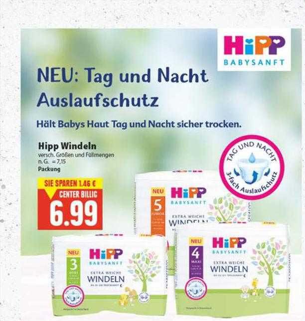 Hipp Windeln Angebot bei E Center - 1Prospekte.de