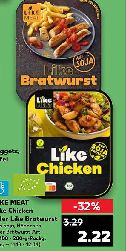 Like Meat Like Chicken Oder Like Bratwurst Angebot bei Kaufland