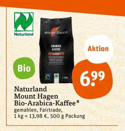 Naturland Mount Hagen Bio-arabica-kaffee Angebot bei Tegut - 1Prospekte.de