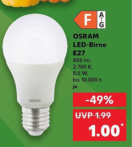 Osram Led-birne E27 Angebot bei Kaufland - 1Prospekte.de