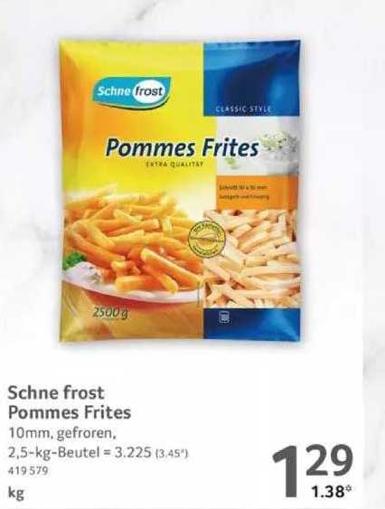 Mc Cain Pommes Frites Angebot bei METRO